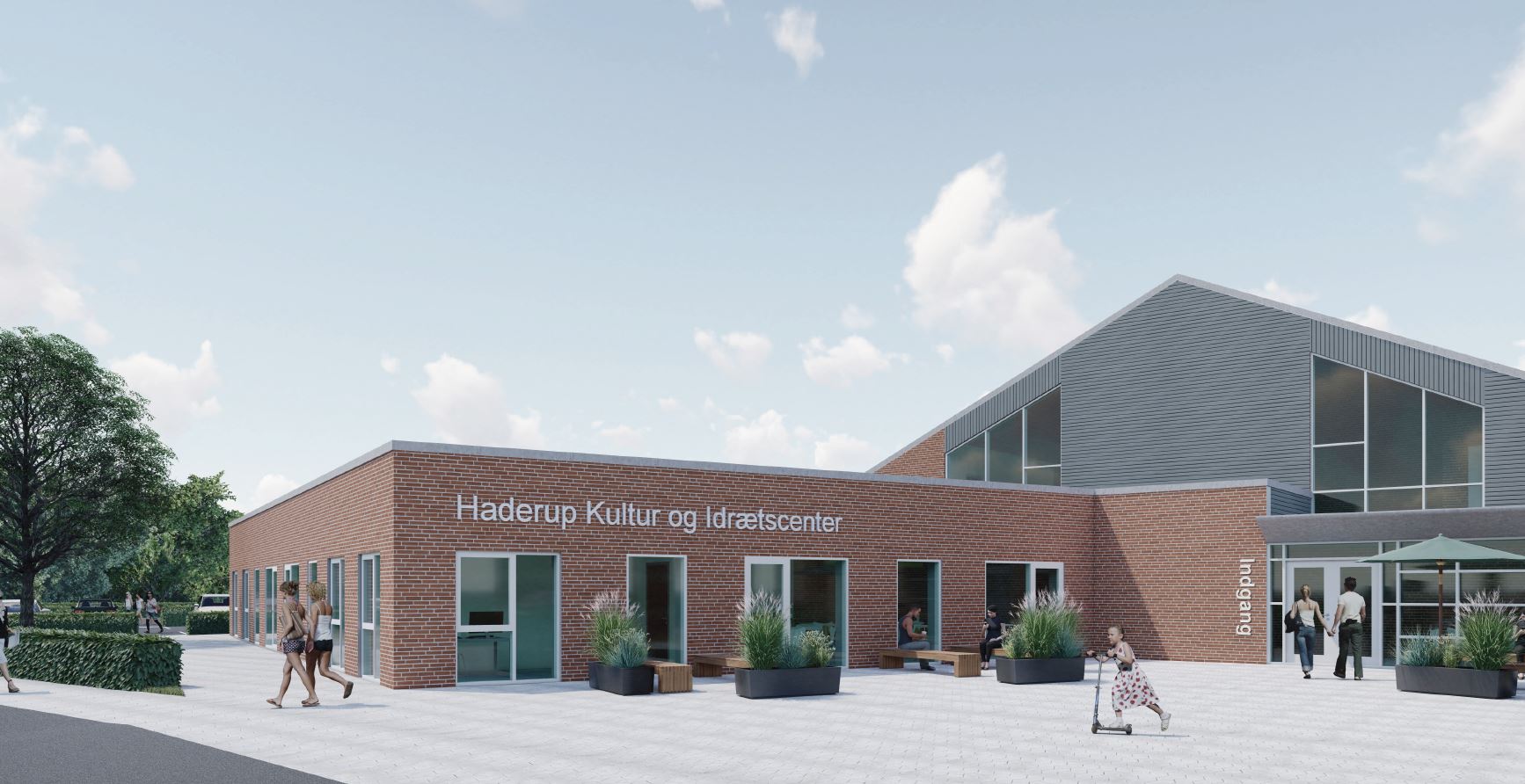 Haderup Kultur og Idrætscenter - tilbygning og ombygning